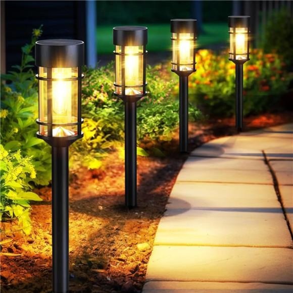 Accents | Solar Pathway Lights 8 Pack Led Solar Lights Outdoor ...